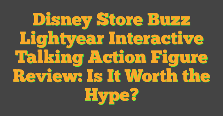 Disney Store Buzz Lightyear Interactive Talking Action Figure Review ...