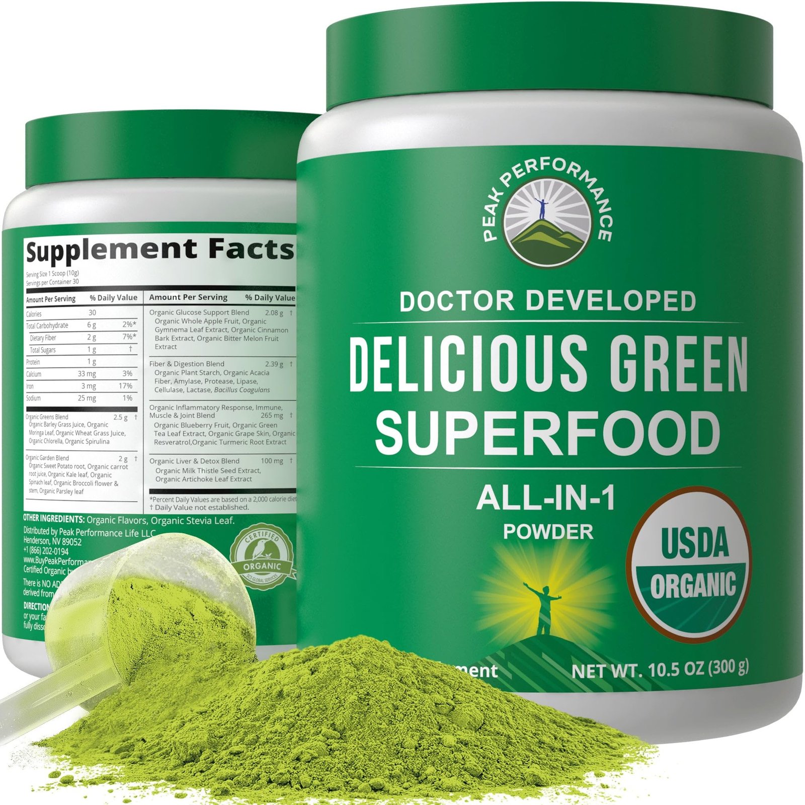 Peak Performance Organic Greens Superfood Powder Review: Is It The ...